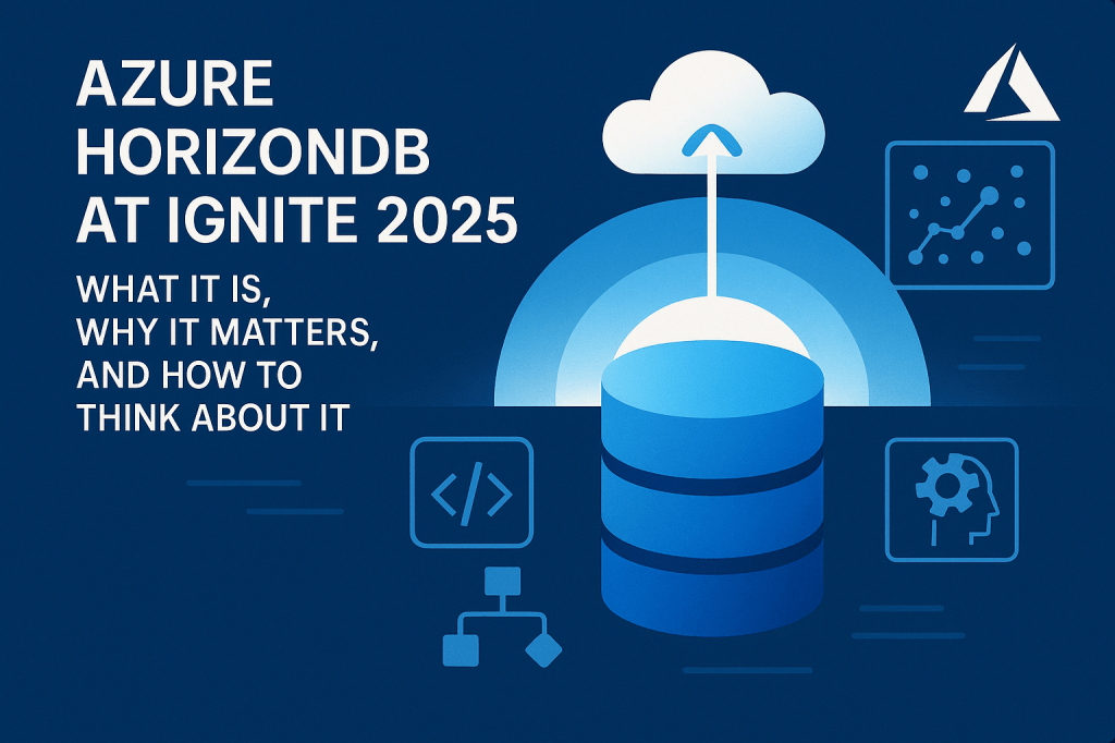 Azure HorizonDB at Ignite 2025: What It Is, Why It Matters, and How to Think About It ...